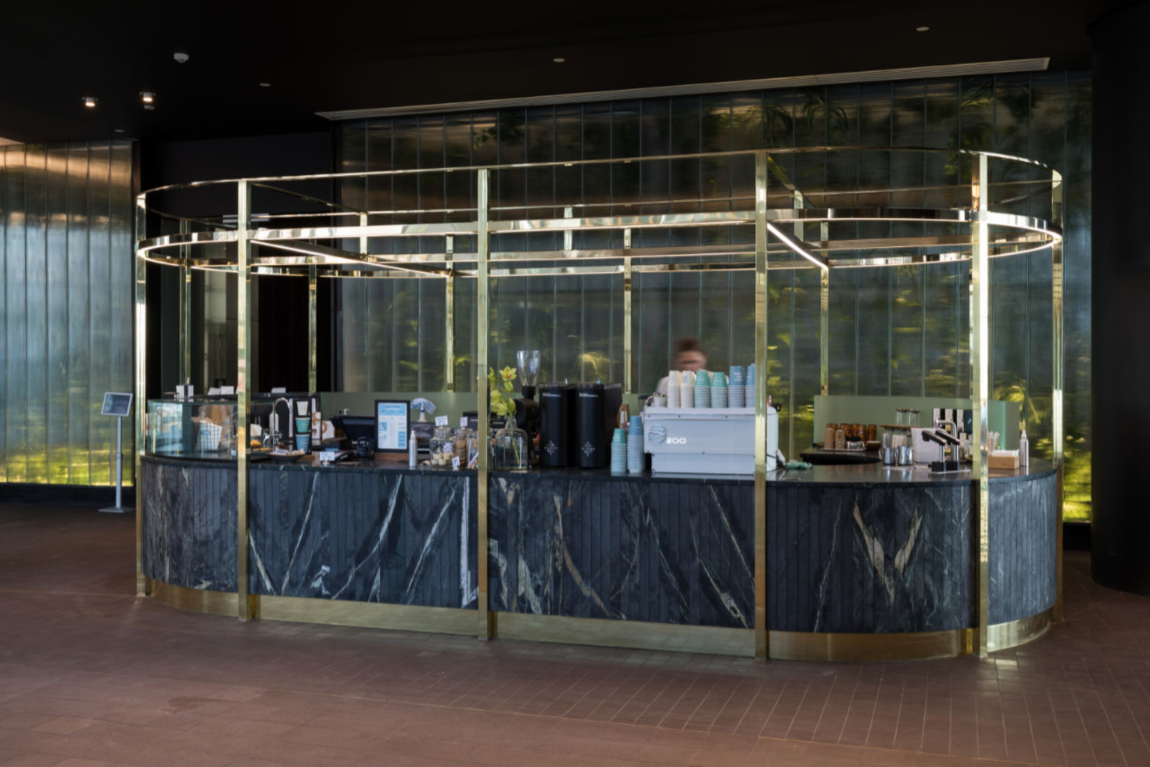 188 Quay Street Lobby, Auckland | Glasfabrik Lamberts