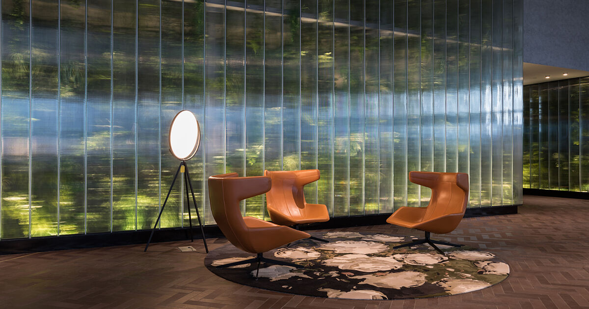 188 Quay Street Lobby, Auckland | Glasfabrik Lamberts
